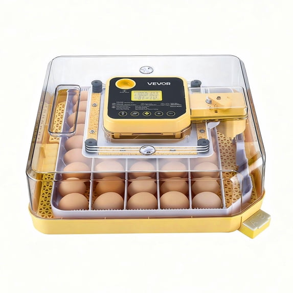48-Egg Incubator with Automatic Turner – LED Candler, Temperature ...