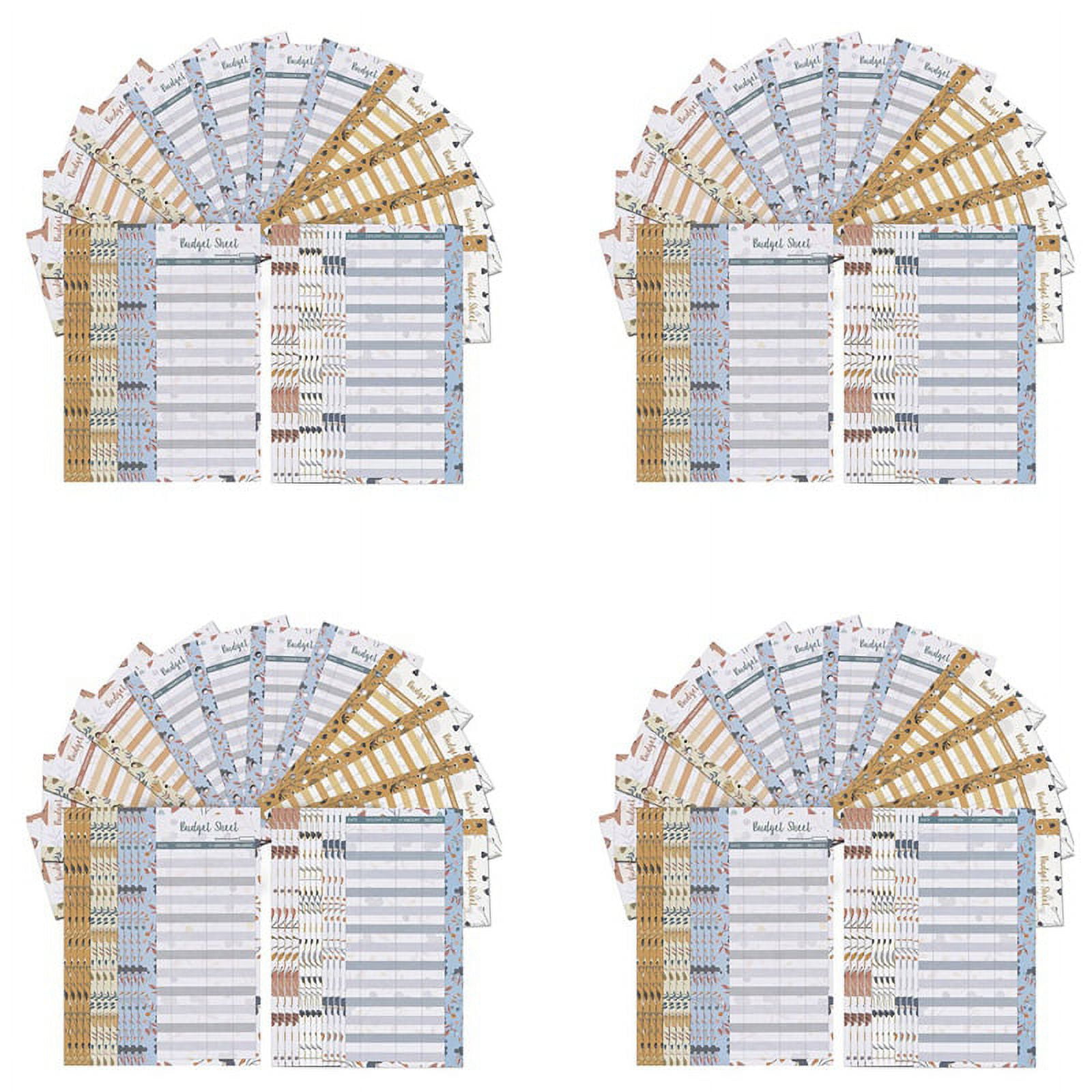 48 Expense Budget Sheets, Money Organizer for A6 Budget Binder -for ...