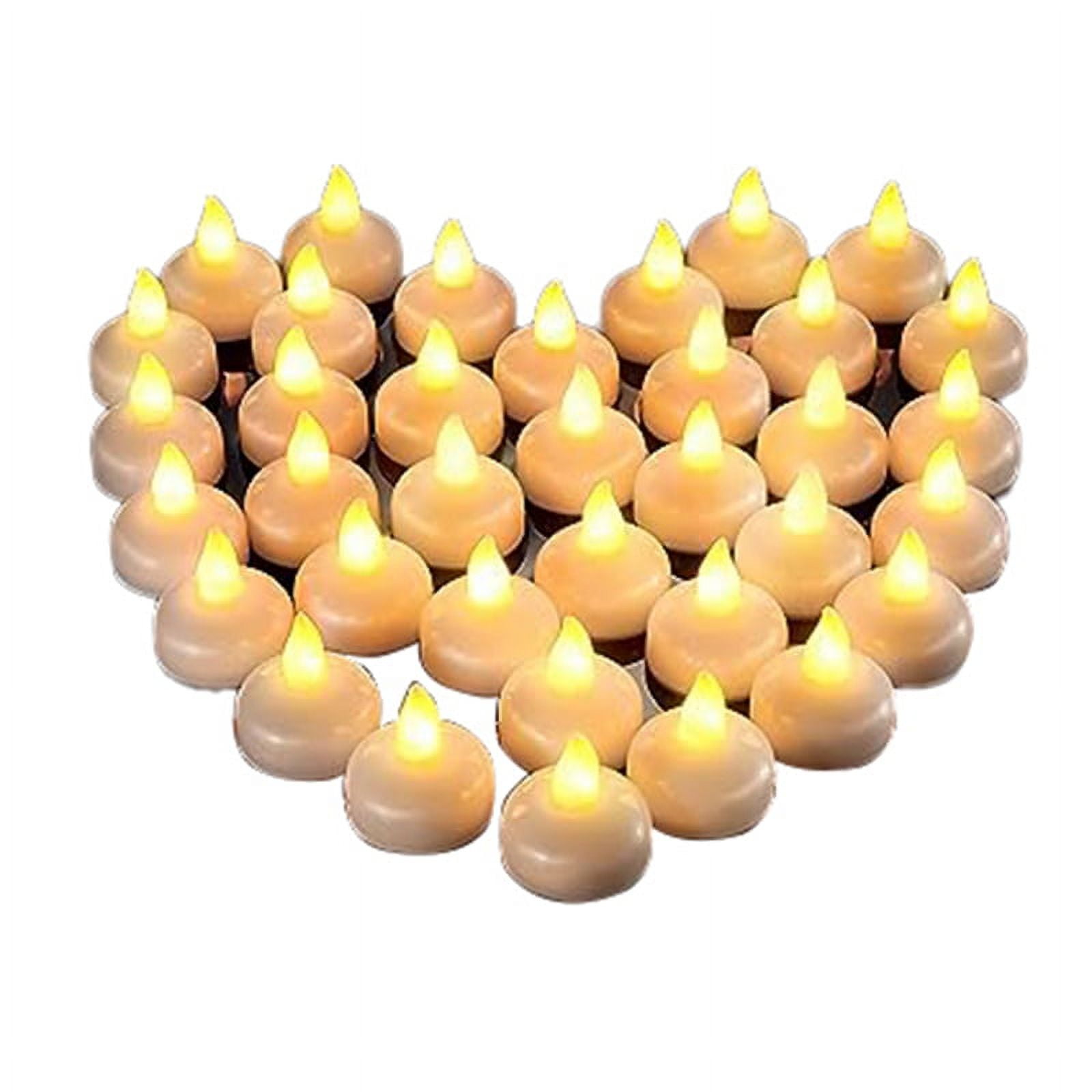 48 Flameless Water Candles, Floating Water Electronic Candles, Wedding ...