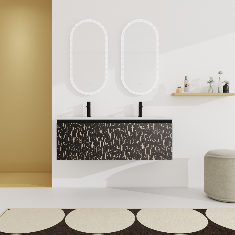 48'' Floating Wall-Mounted Bathroom Vanity & Soft-Close Cabinet Door ...