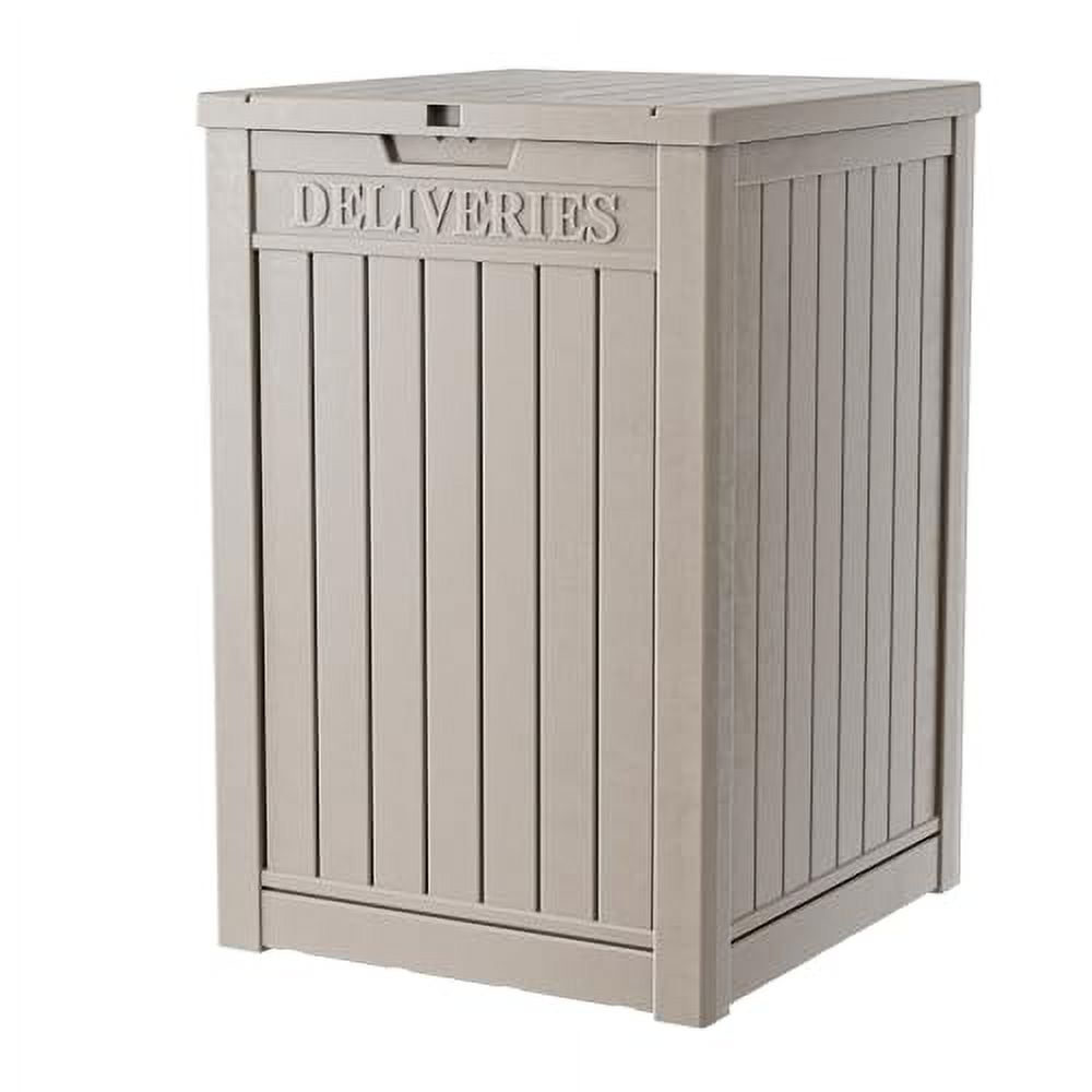 48 Gallon Resin Package Delivery Box - Rust & Moisture Resistant ...