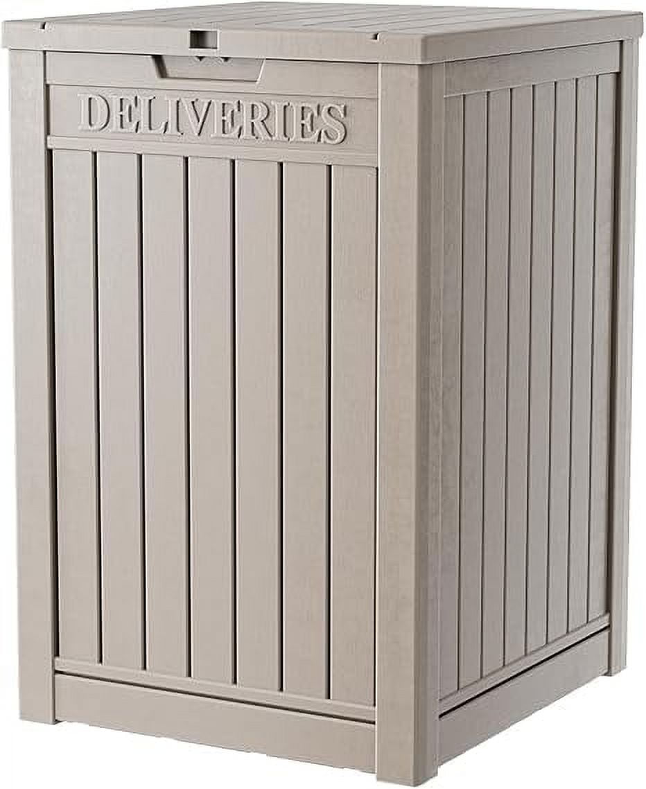 48 Gallon Resin Package Delivery Box - Rust & Moisture Resistant ...