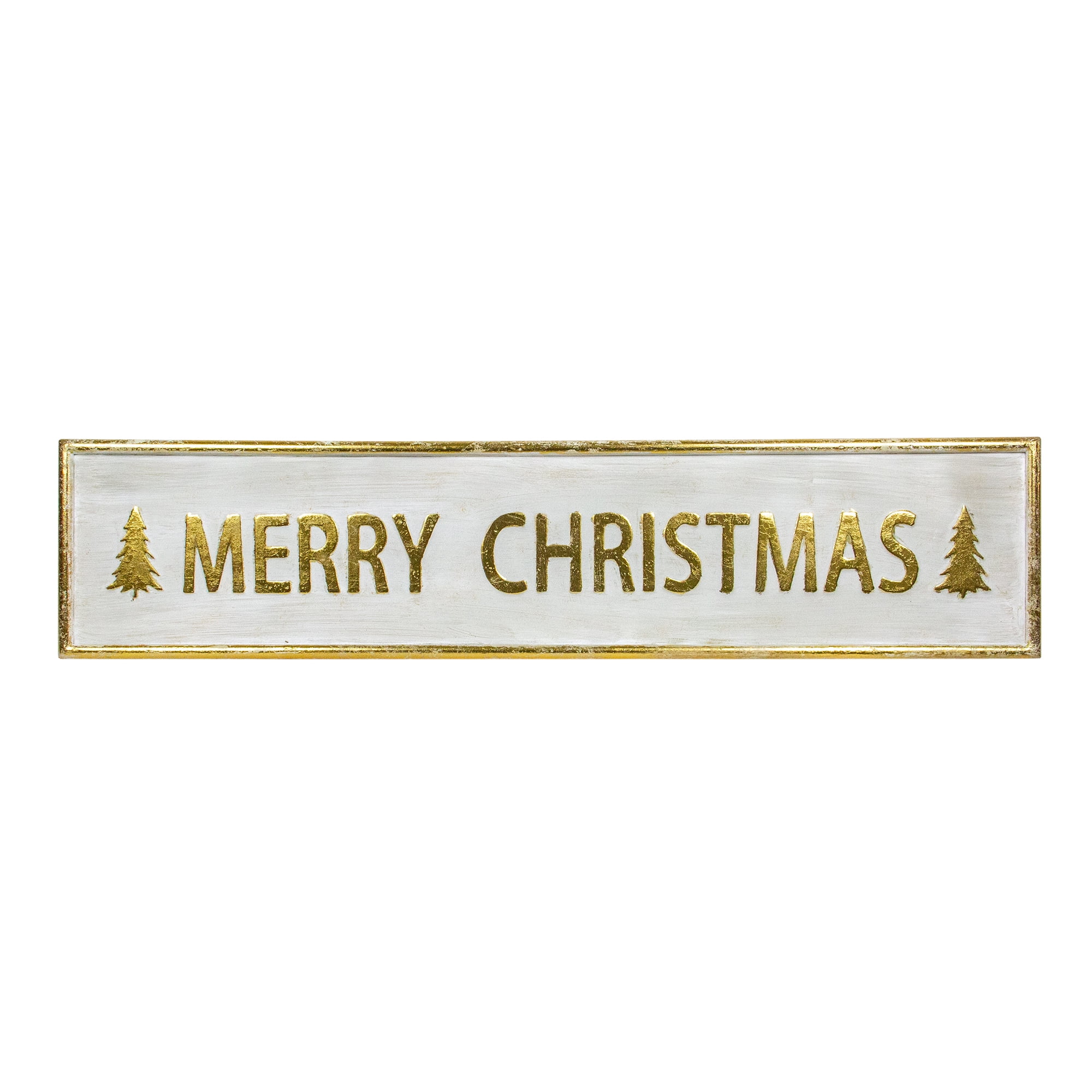 Free Shipping! Northlight 48in Large Metallic Gold Merry Christmas Wall ...