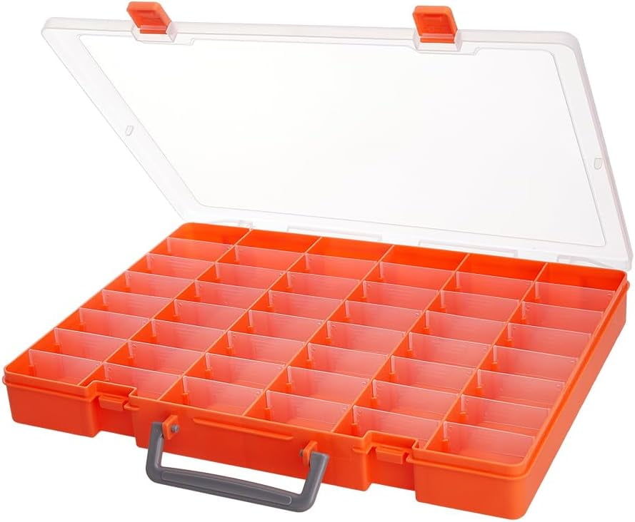 48 Grids 14.05"x10.94" Compartment Organizer Box Large Plastic ...