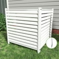48 "H x 48 "W Air Conditioner Fence Privacy Screen，Trash Can Enclosure ...