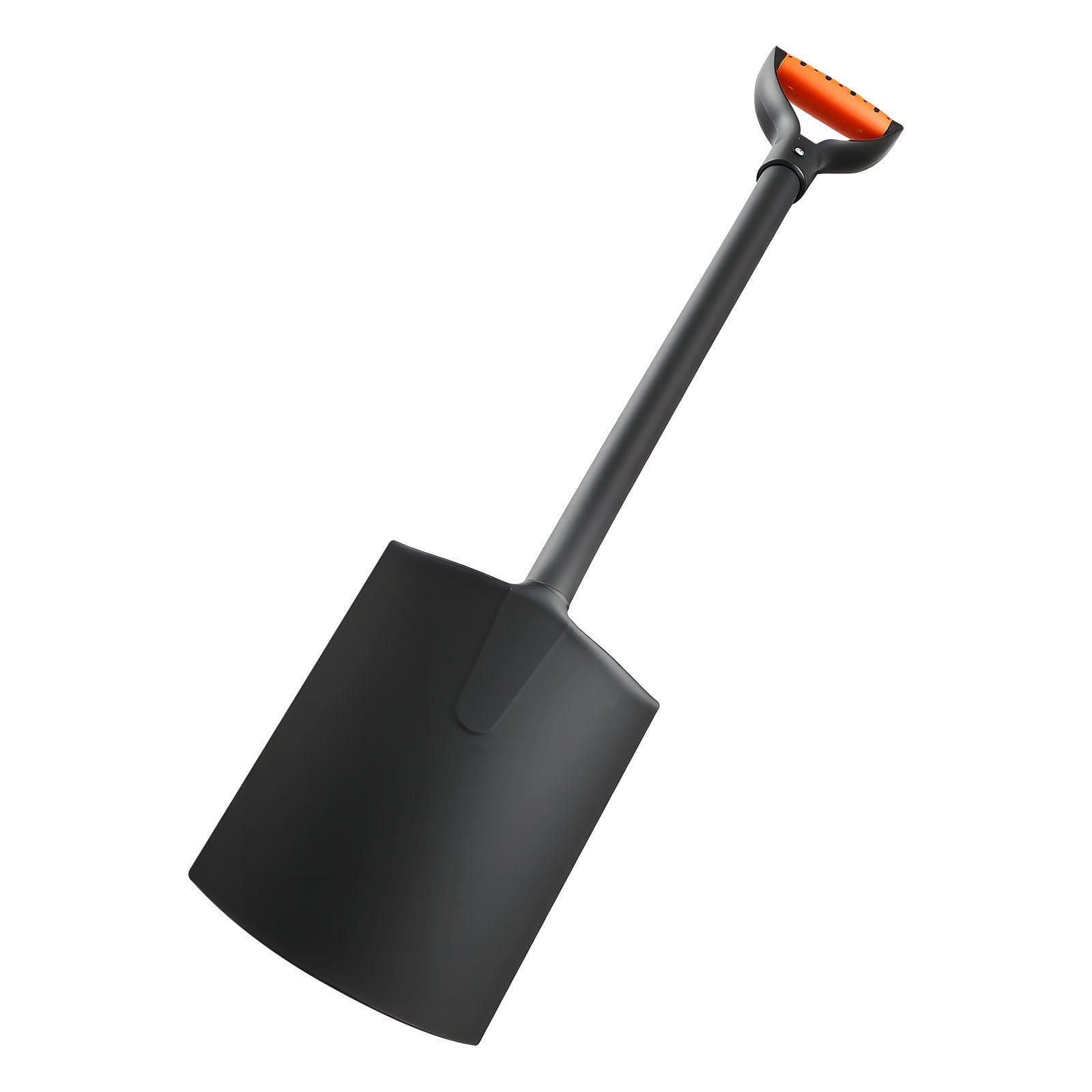 48" Heavy-Duty Square Point Flat Shovel - Detachable Alloy Steel Blade ...