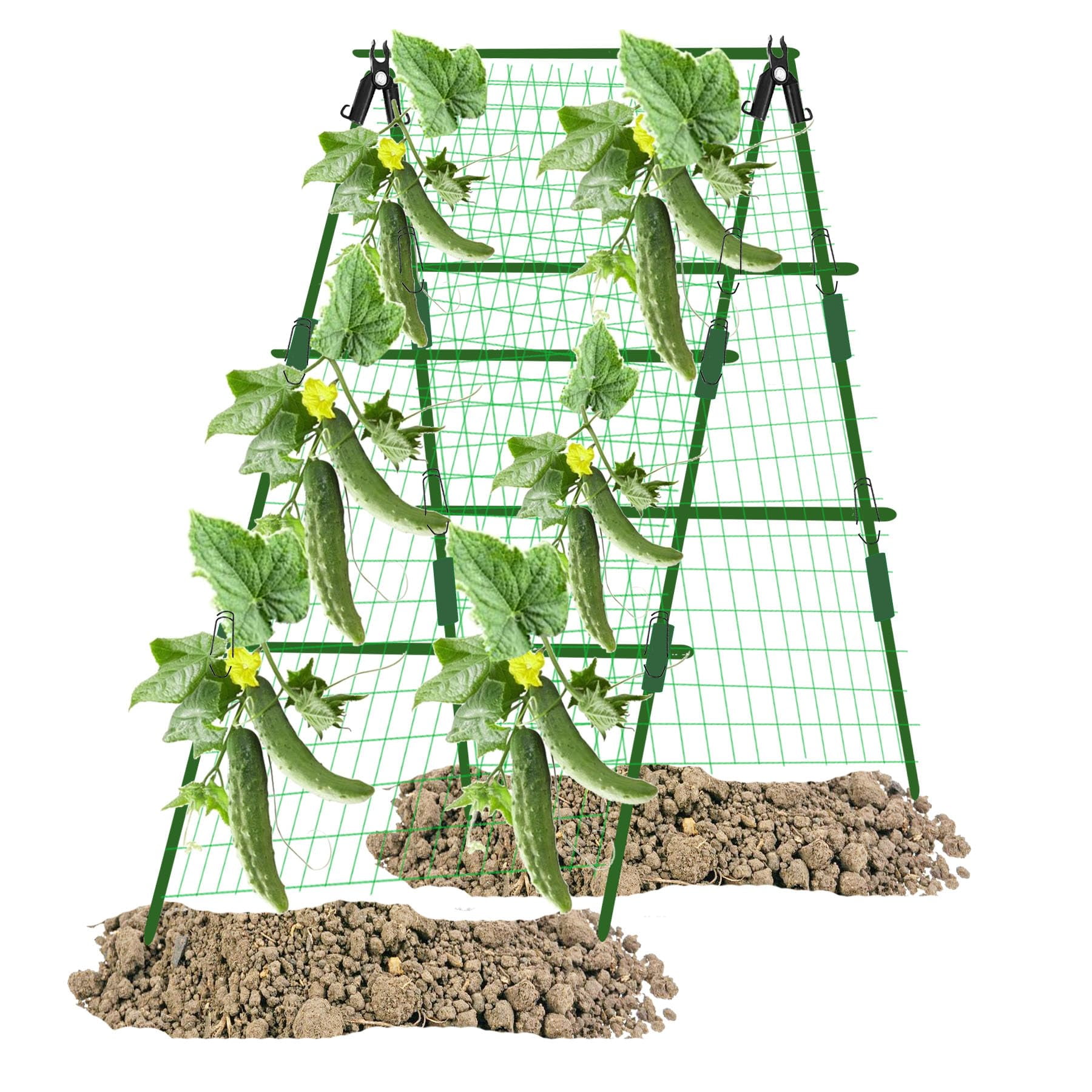 48" High Cucumber Trellis Vegetable Plants Trellises Foldable a Frame ...
