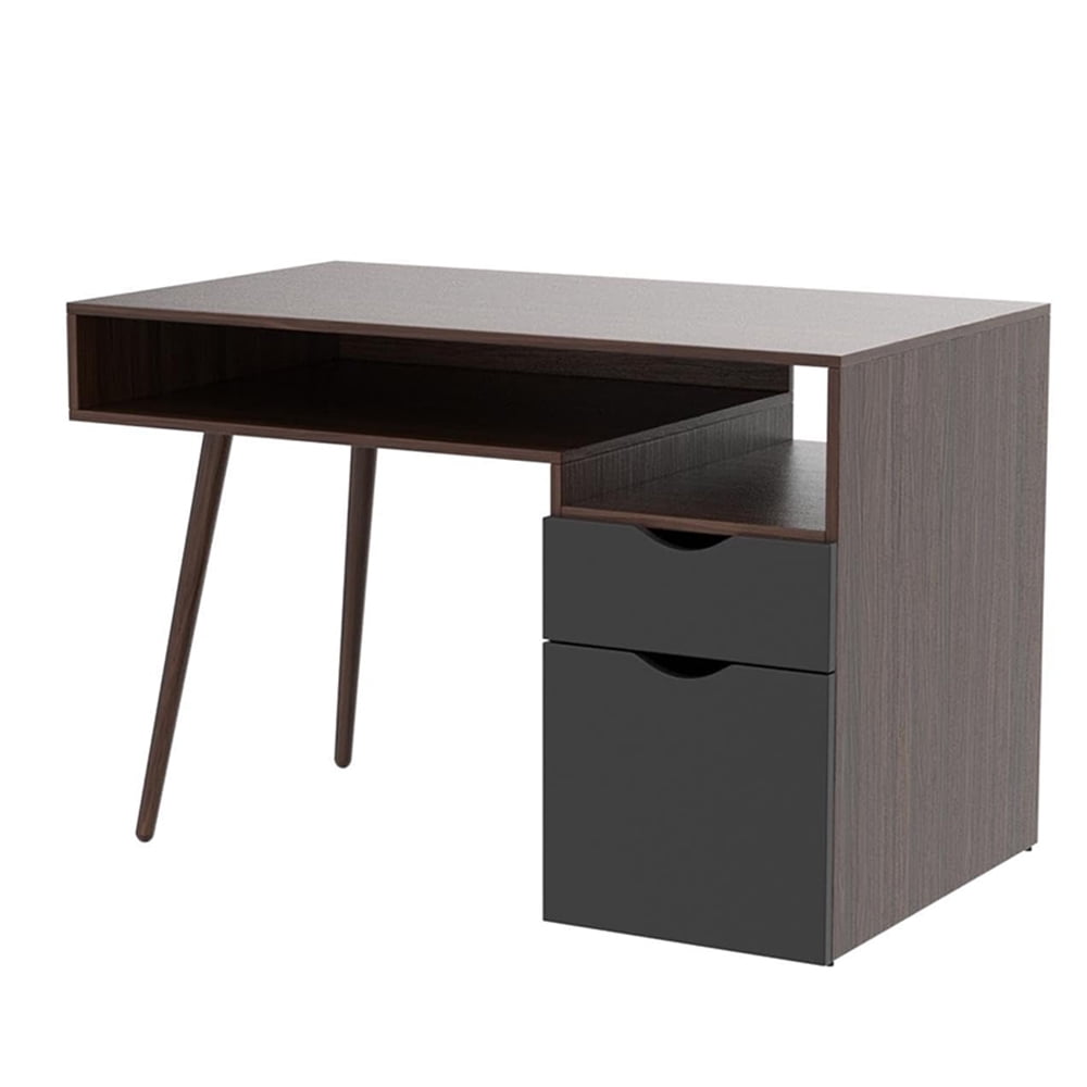 48” Home Office PC Table, Computer Desk with Door Cabinet & Drawer w ...