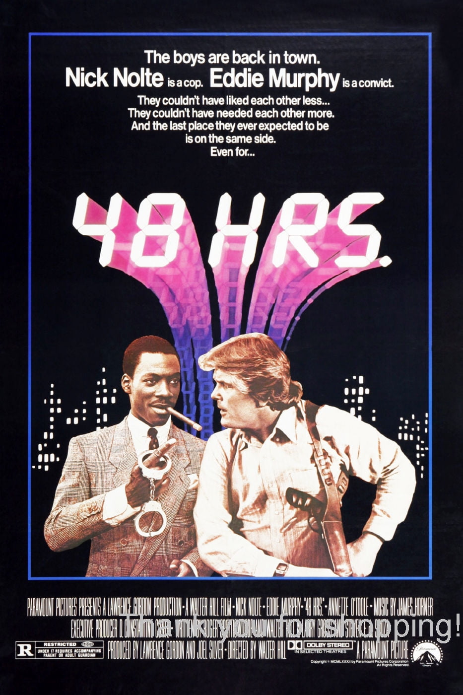 48 Hours Movie Poster 24x36 24"x36" #M01 - Walmart.com