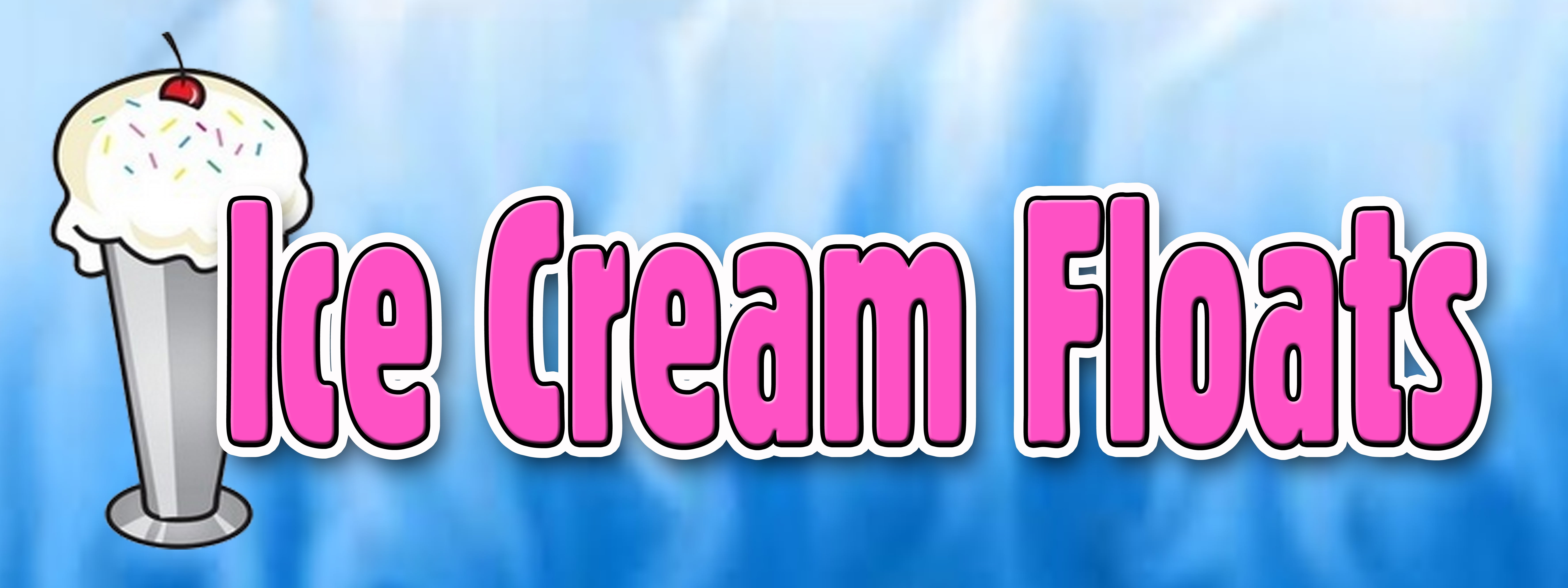 48" ICE CREAM FLOATS DECAL sticker cones sundae soda banana split ...