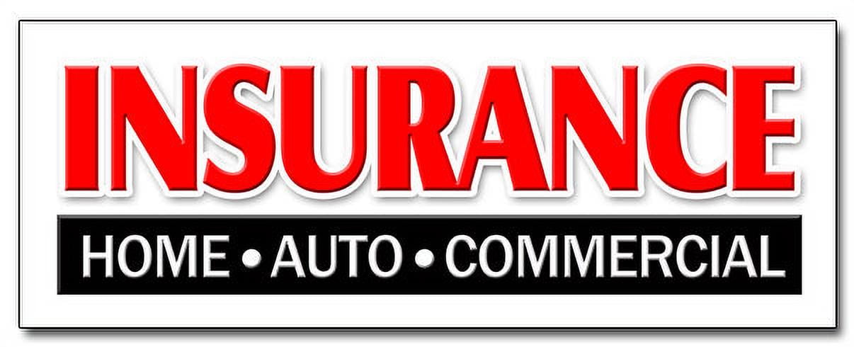 48" INSURANCE HOME AUTO COMMERCIAL DECAL sticker store shop auto home ...