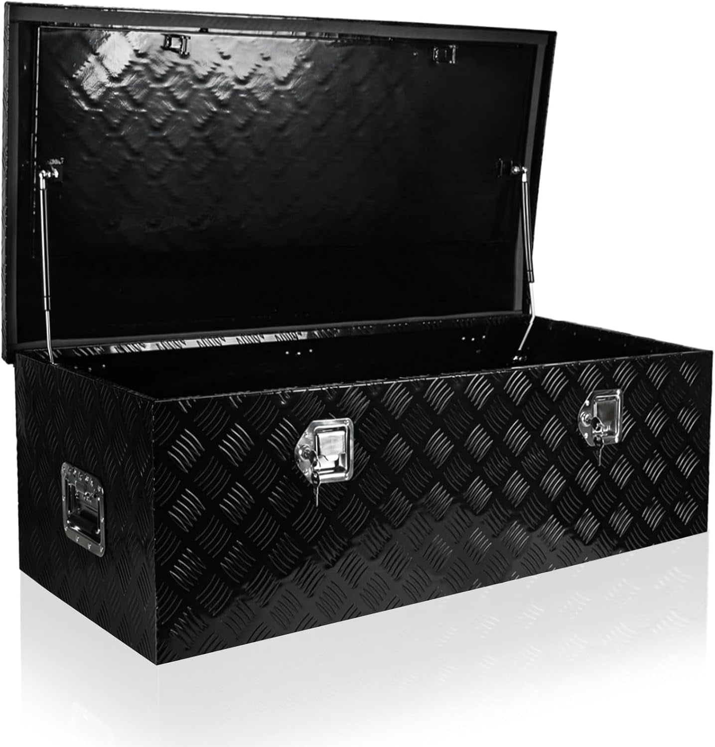 48 Inch Aluminum Truck Tool Box, 48" x 19.5" x 17.5" Heavy Duty Truck ...