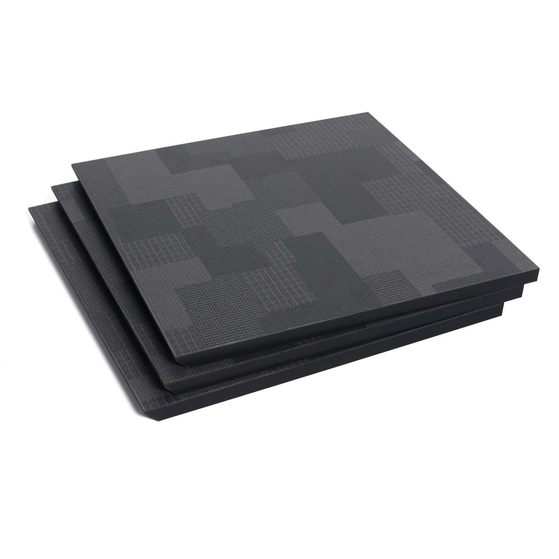 48-Inch Bathroom Cabinet Door Panels, Black Finish Moisture-Resistant ...