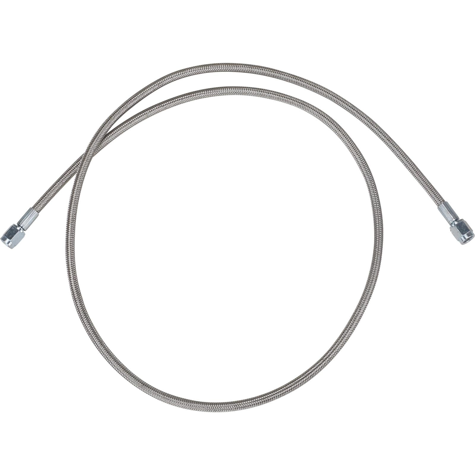 Speedway Motors 48 Inch Braided Stainless Steel Brake Line Straight AN ...