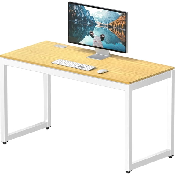 48-Inch Commercial-Grade Office Computer Desk, Oak - Walmart.com