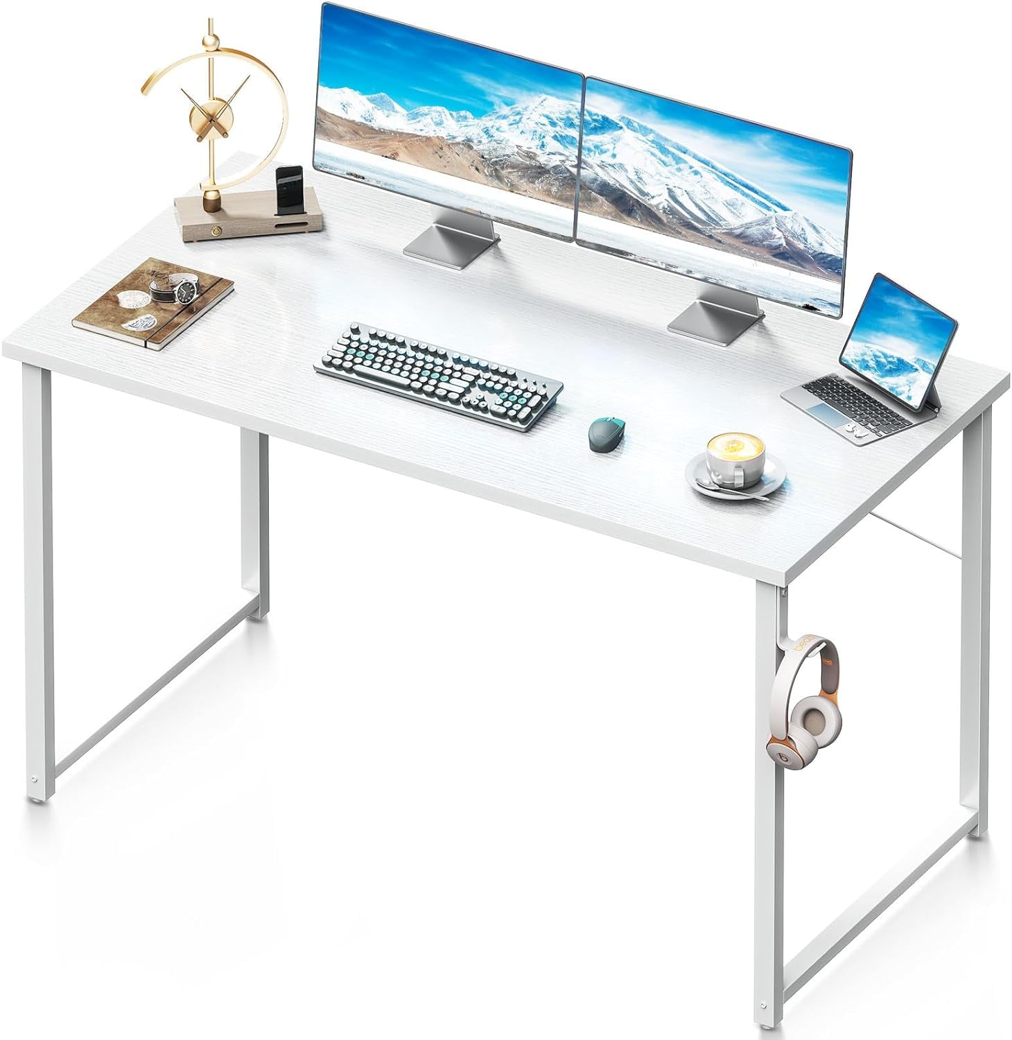 48 Inch Computer Desk, Modern Simple Style Desk for Home Office, Study ...