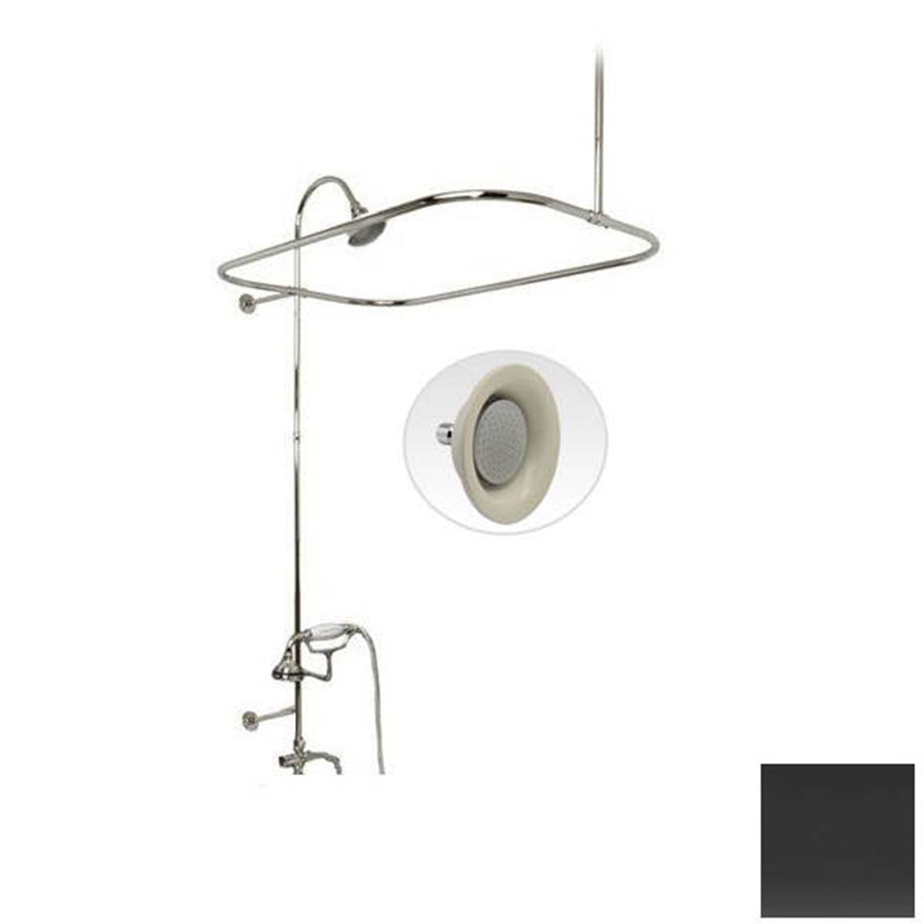 48 Inch End Mount Shower Conversion Kit with Handshower Cradle ...