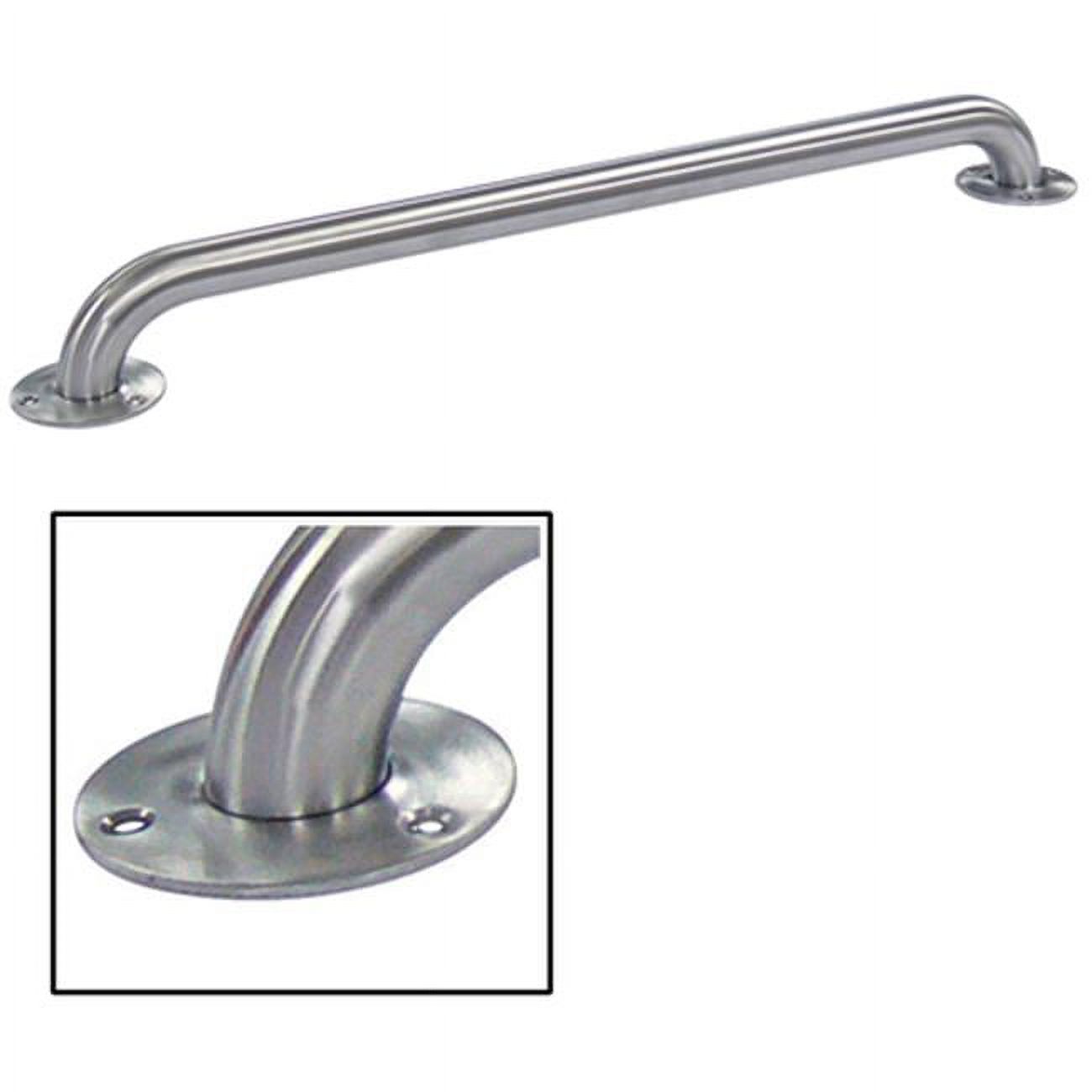 48 Inch Exposed Flange Ada Grab Bar - Stainless Steel - Walmart.com