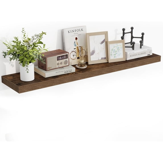 48 Inch Floating Shelves, 48"x9.25"x1.5" Inch Deep Floating Shelves for ...