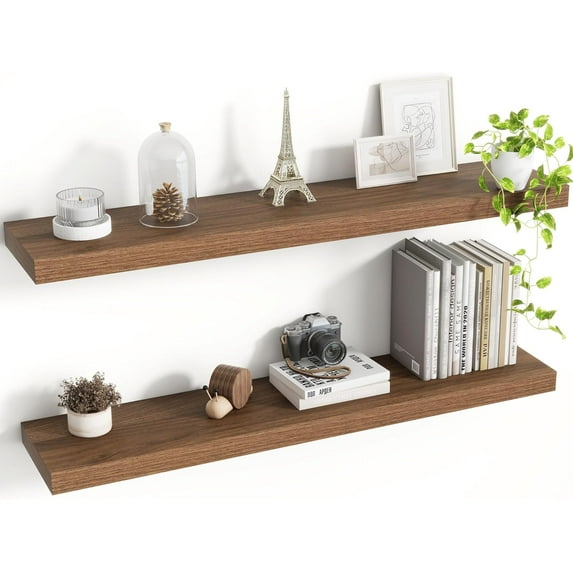 48 Inch Floating Shelves 8 Inch Deep Floating Shelves for Wall Hanging ...