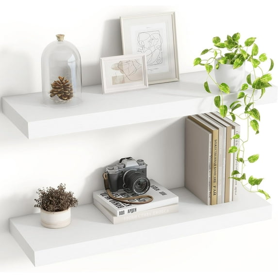 48 Inch Floating Shelves 8 Inch Deep Floating Shelves for Wall Hanging ...