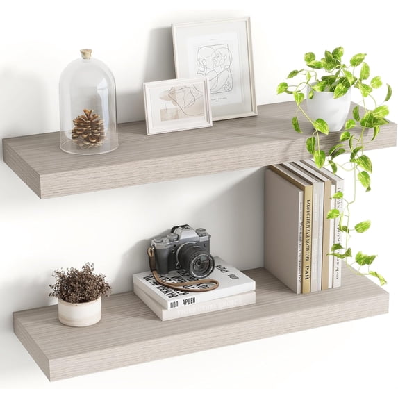 48 Inch Floating Shelves, 8 Inch Deep Floating Shelves for Wall ...