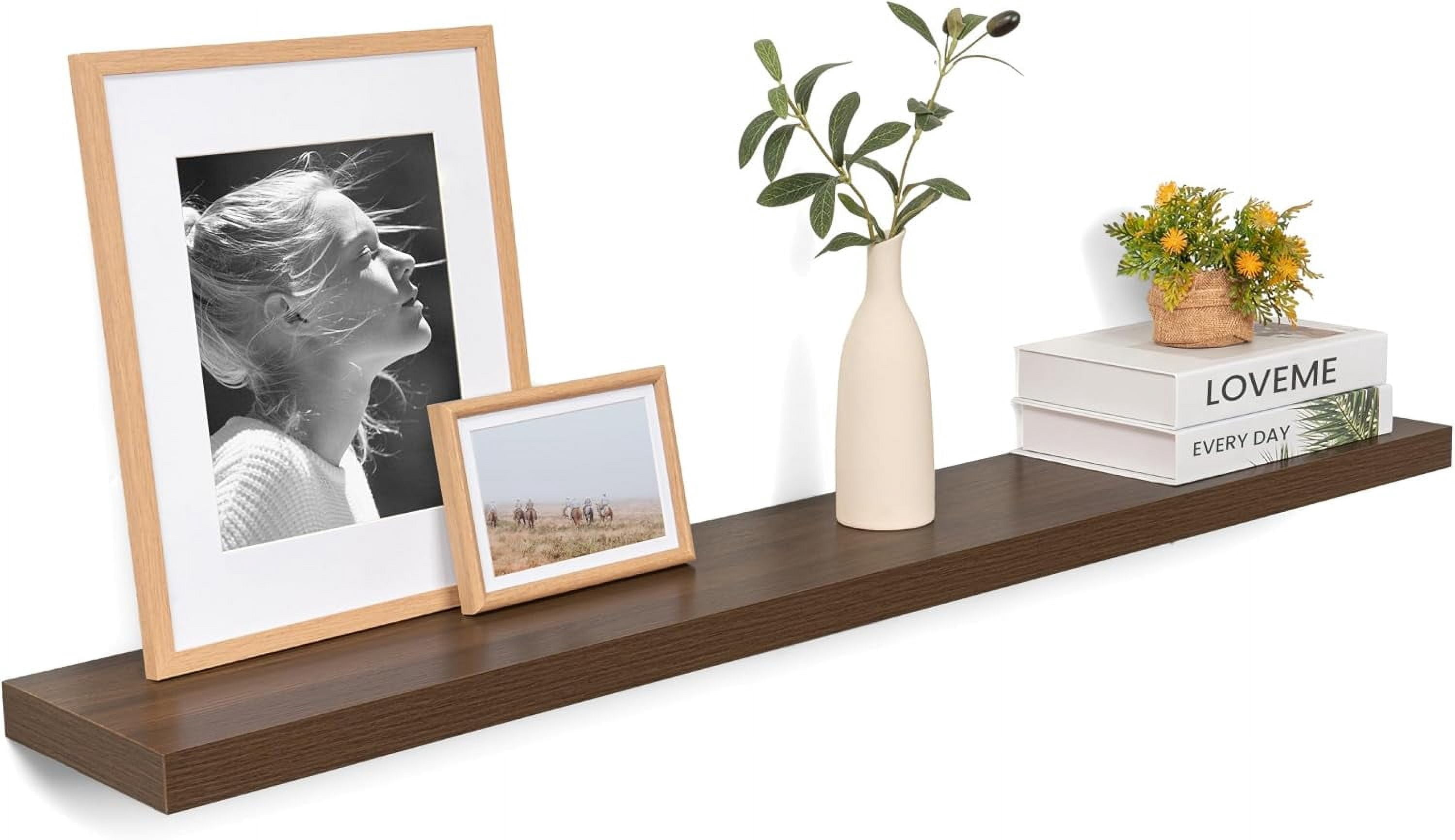 48 Inch Floating Shelves, 8 Inch Deep Floating Shelves for Wall ...