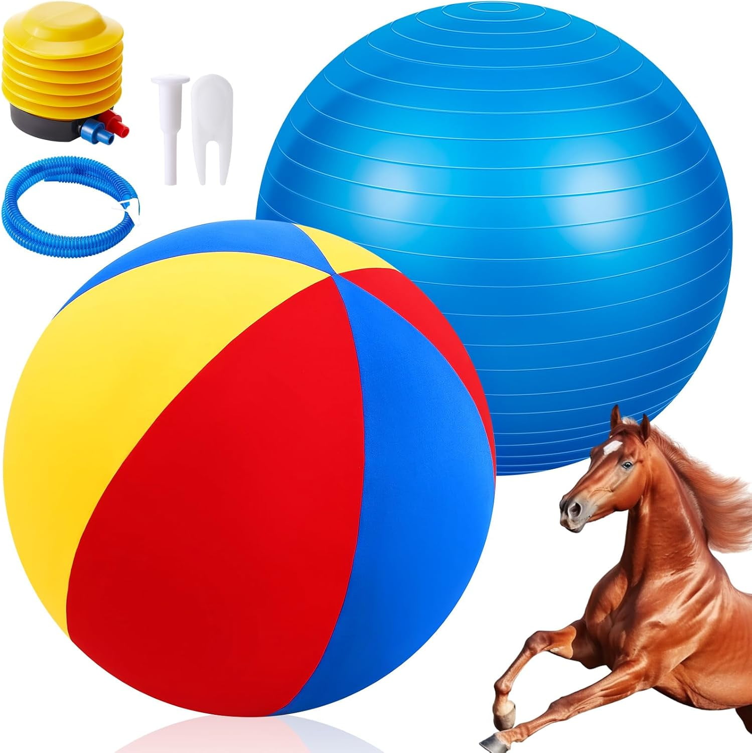 48 Inch Giant Herding Ball with Ball Cover Anti Burst Ball Please Watch ...