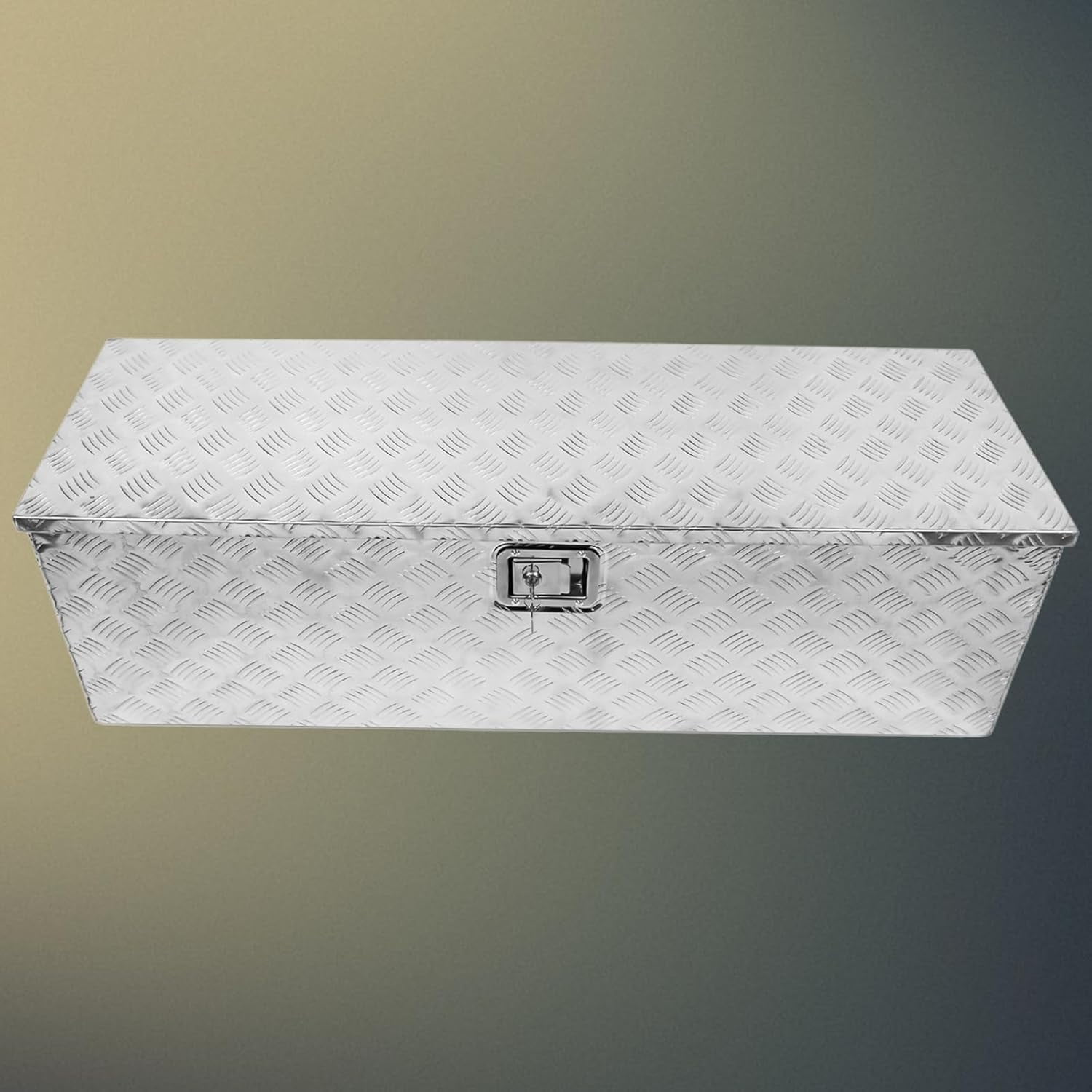 48-Inch Heavy-Duty Aluminum Tool Box with Lock and Keys | Waterproof ...