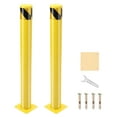48 Inch High Safety Bollard, Yellow Q235 Steel Bollard Post,4.5"OD ...