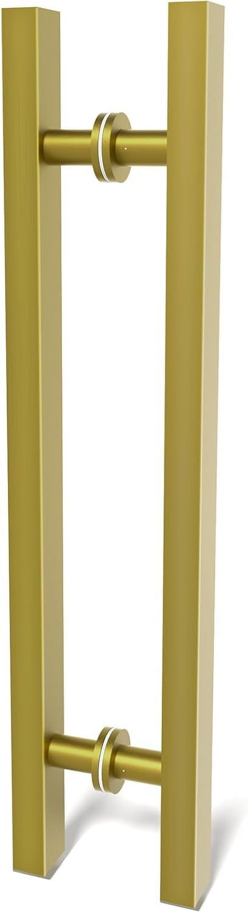 48 Inch Large Stainless Steel Front Door Handle Double Sided, Pull Push ...