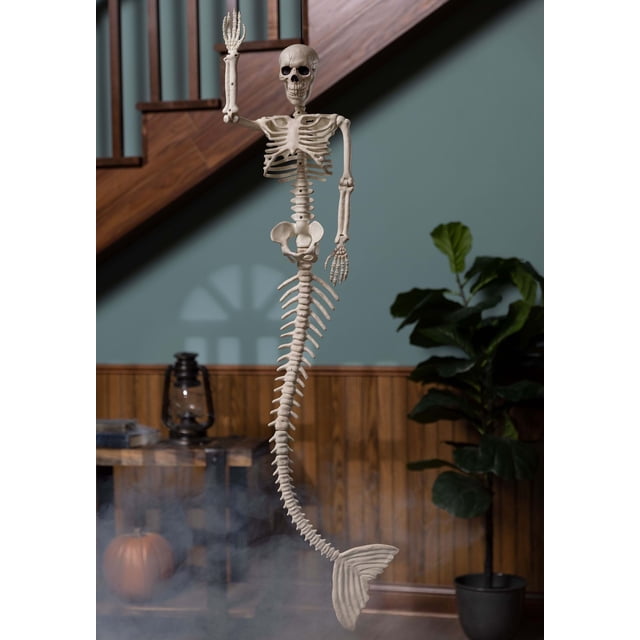 Seasons (HK) 48 Inch Mermaid Skeleton Decoration, Halloween Decor ...