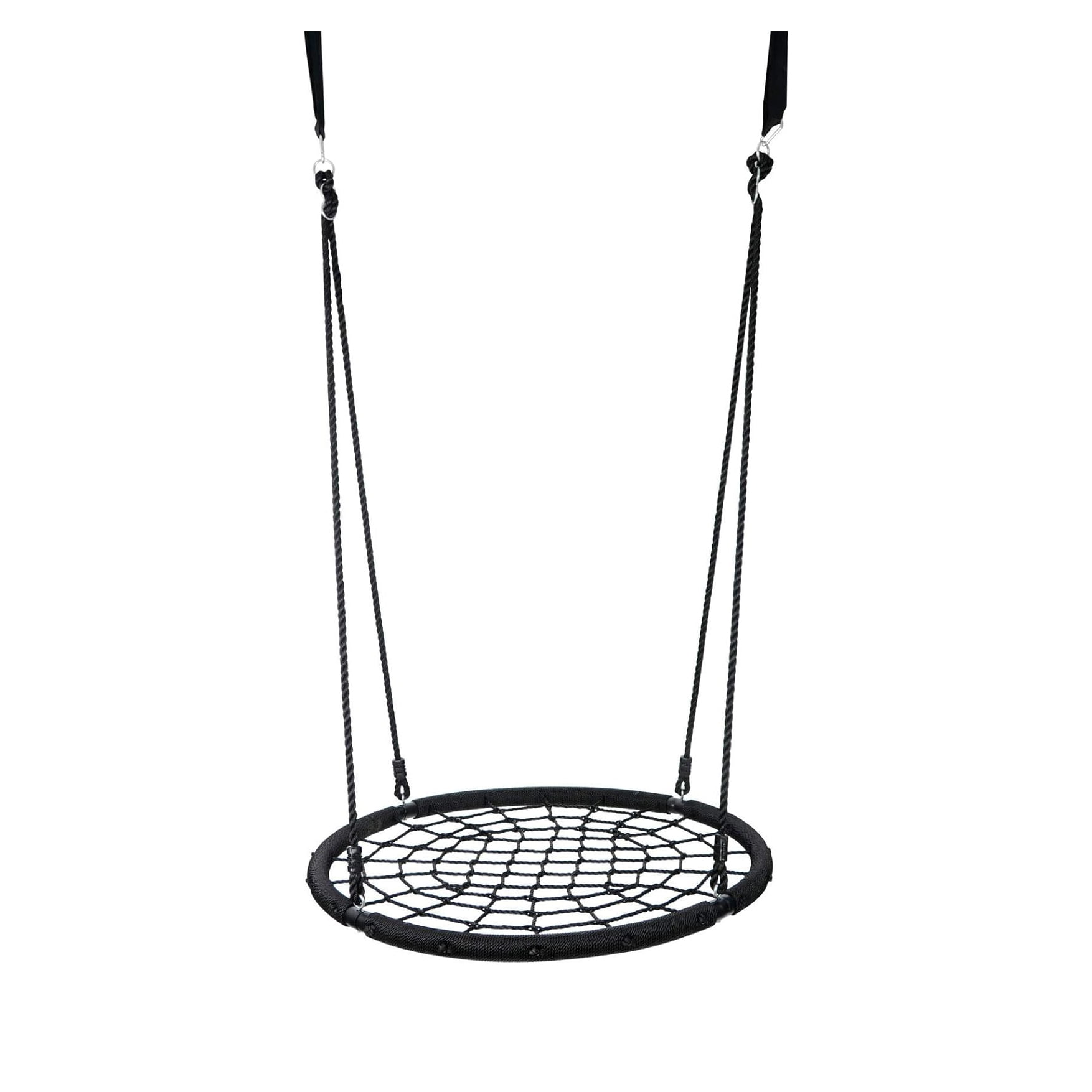 48 Inch Spider Web Swing Tree Swing for Kids Round Swing Platform for ...