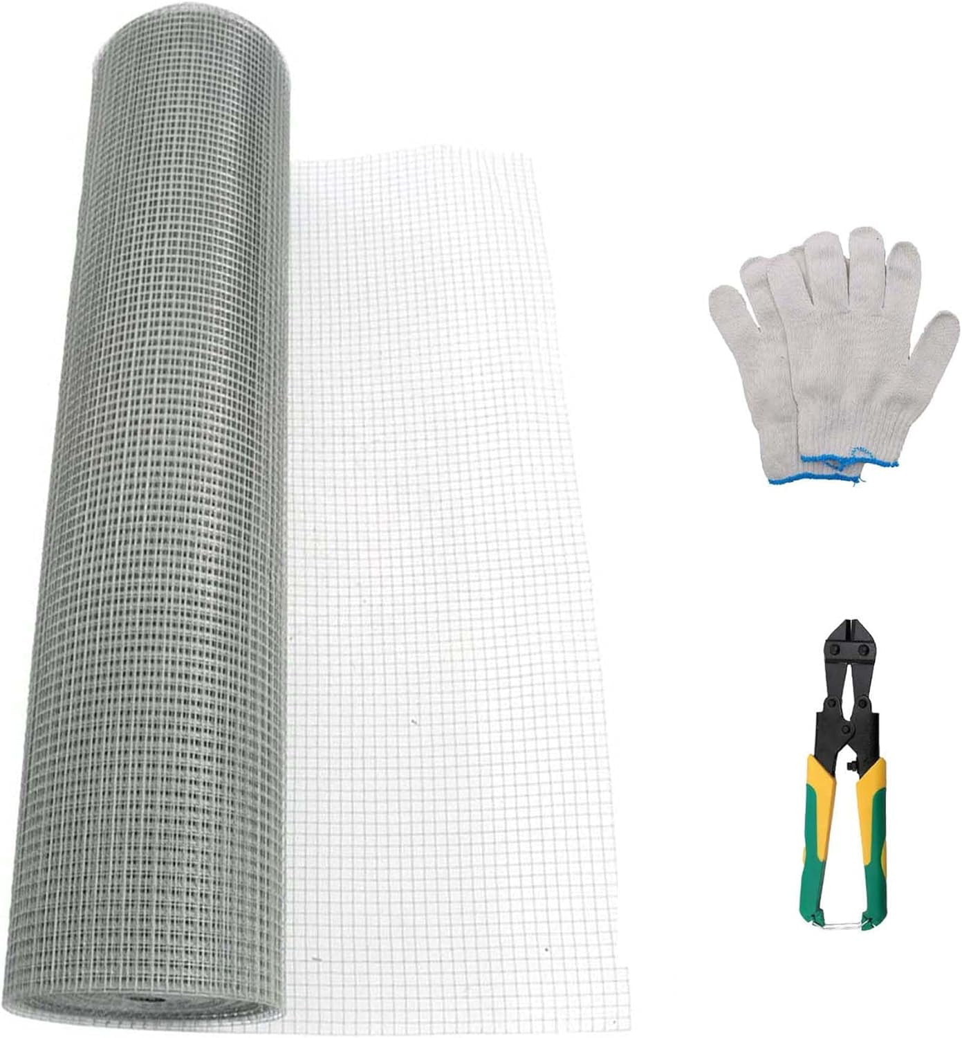 48 Inch x 100 Feet 1/2 Inch Mesh Cloth Fencing Net 16 Gauge Welded Wire ...