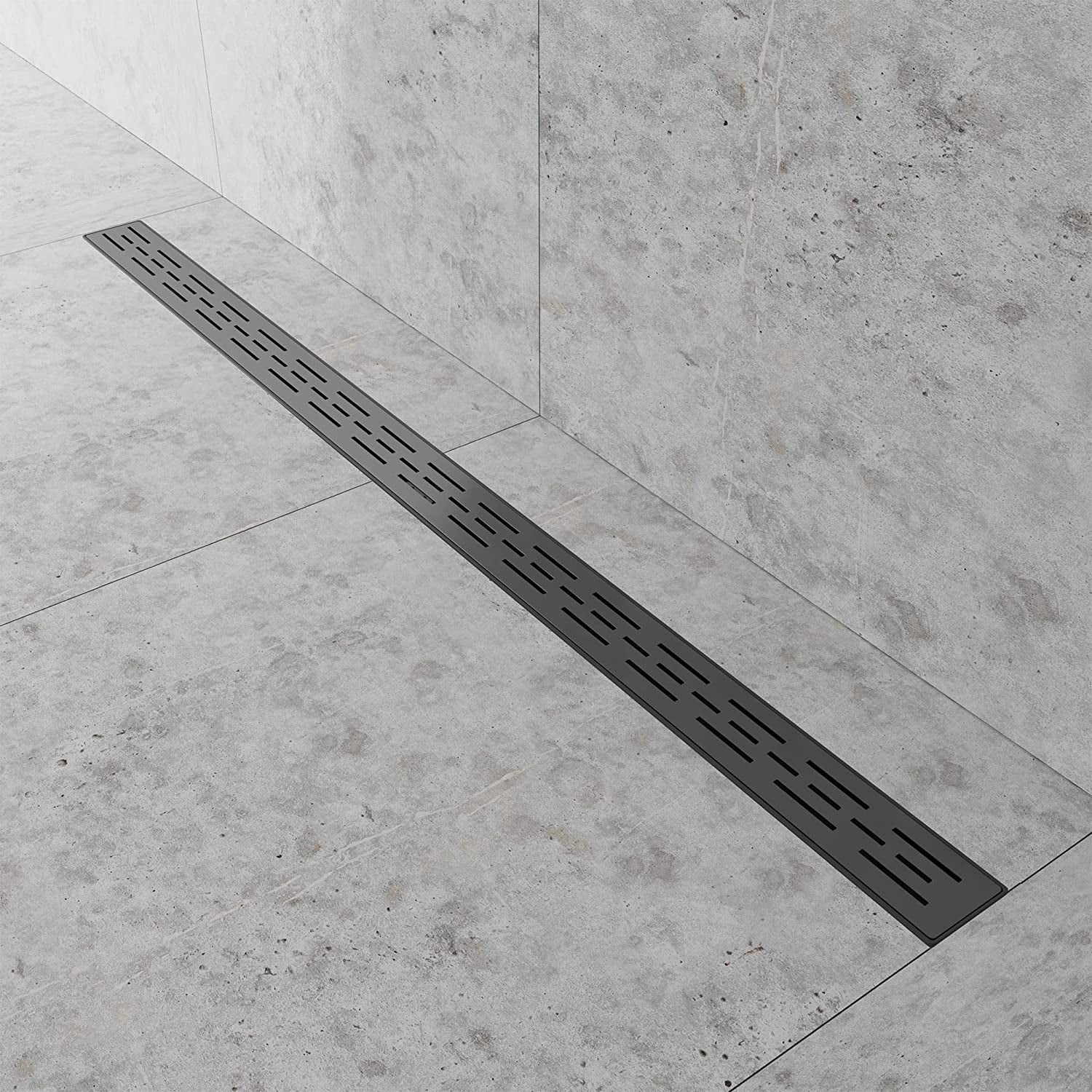 48 Inches Linear Shower Drain - Stainless Steel Rectangular Shower ...