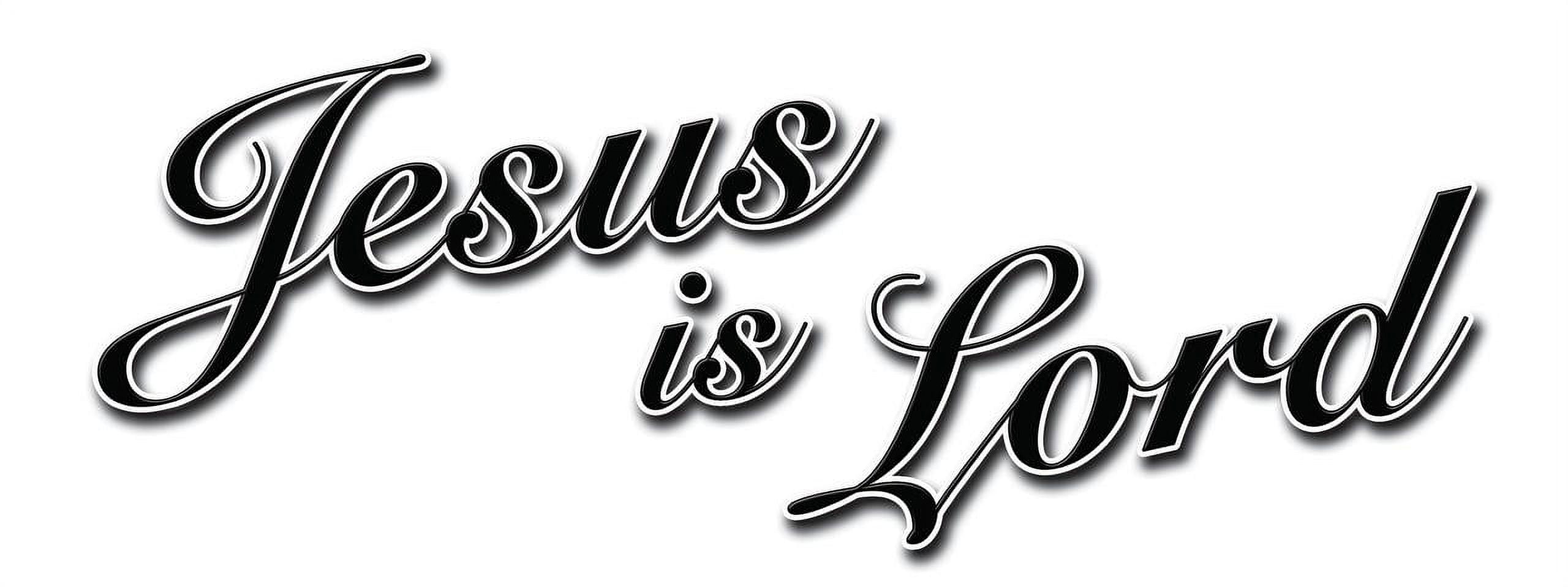 48" JESUS IS LORD DECAL sticker church christian - Walmart.com