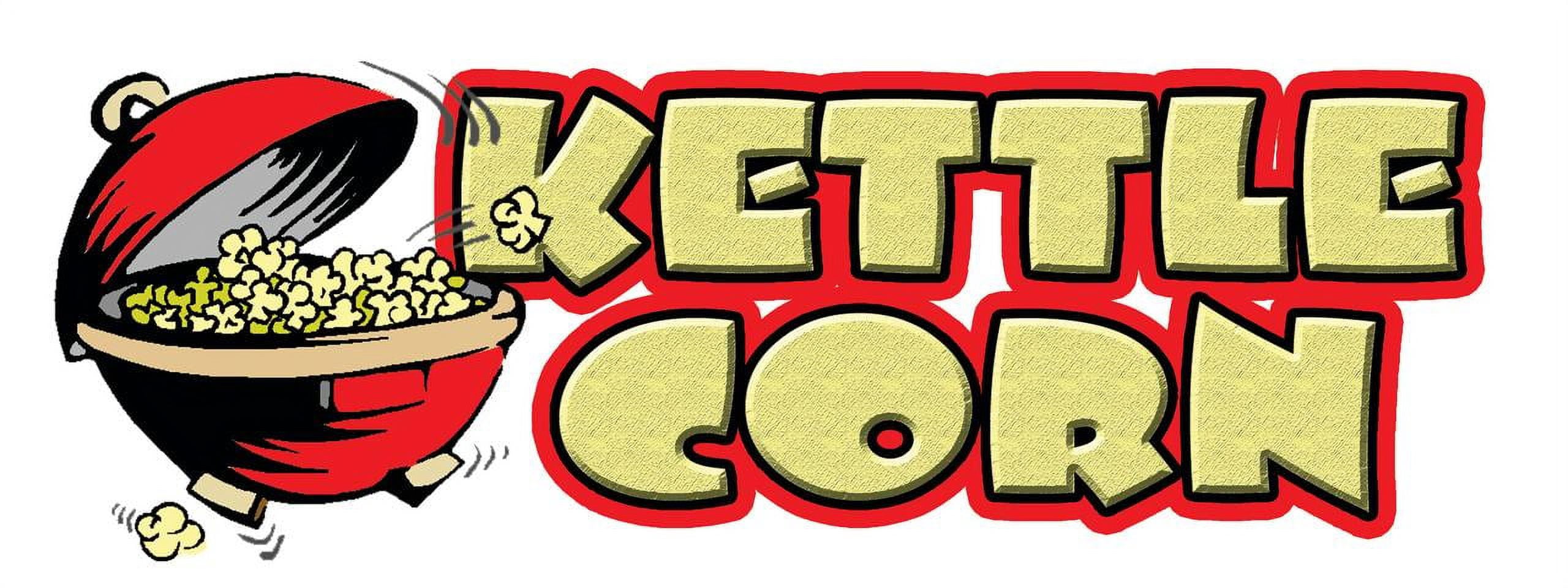 48" KETTLE CORN DECAL sticker carmel popcorn - Walmart.com