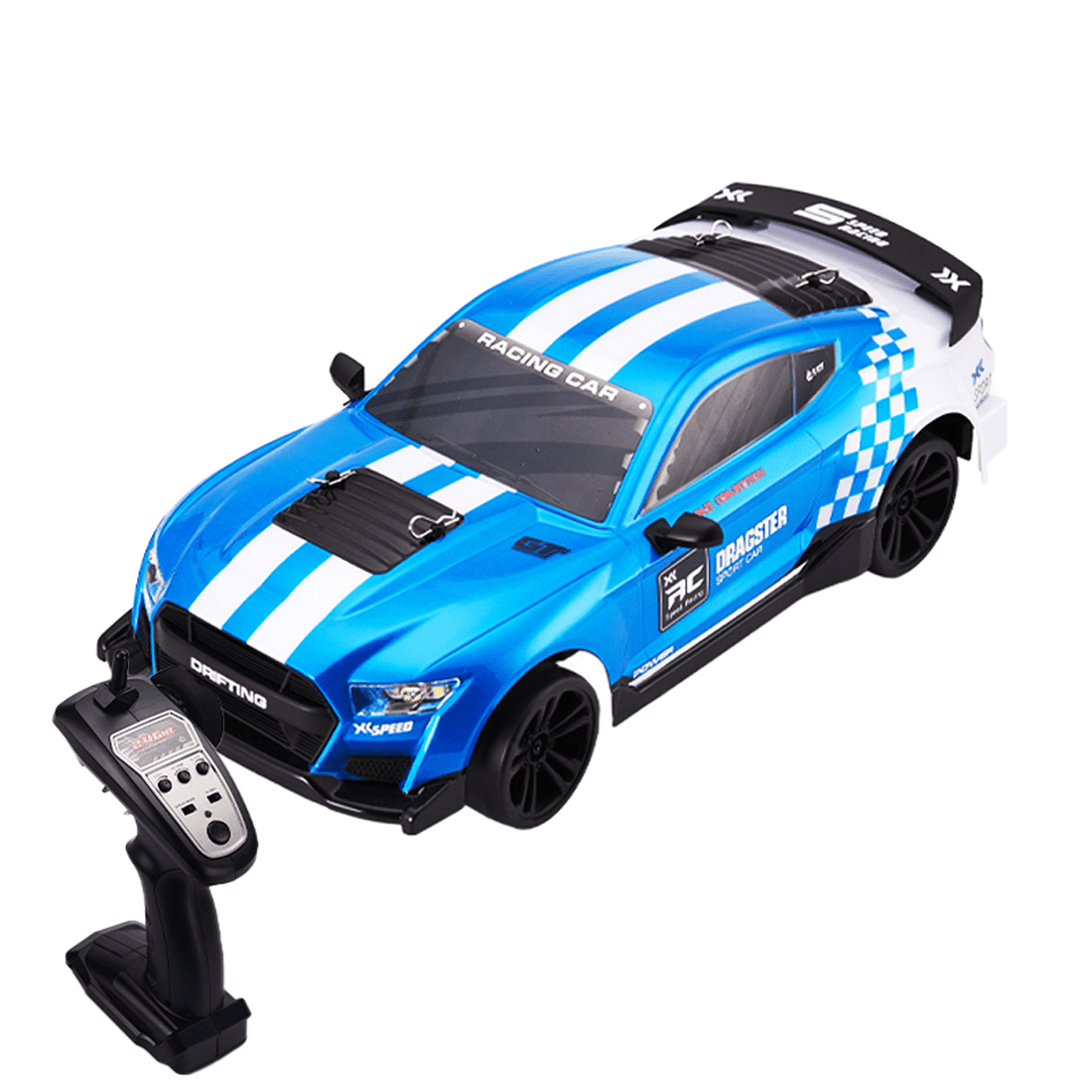 48 KM/H RC Drift Car, 2.4G 4WD High-Speed Remote Control Racing Car ...
