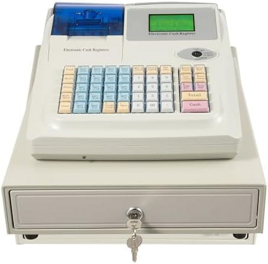 48 Keys Cash Register,Electronic Pos System Cash Register w/Drawer Cash ...