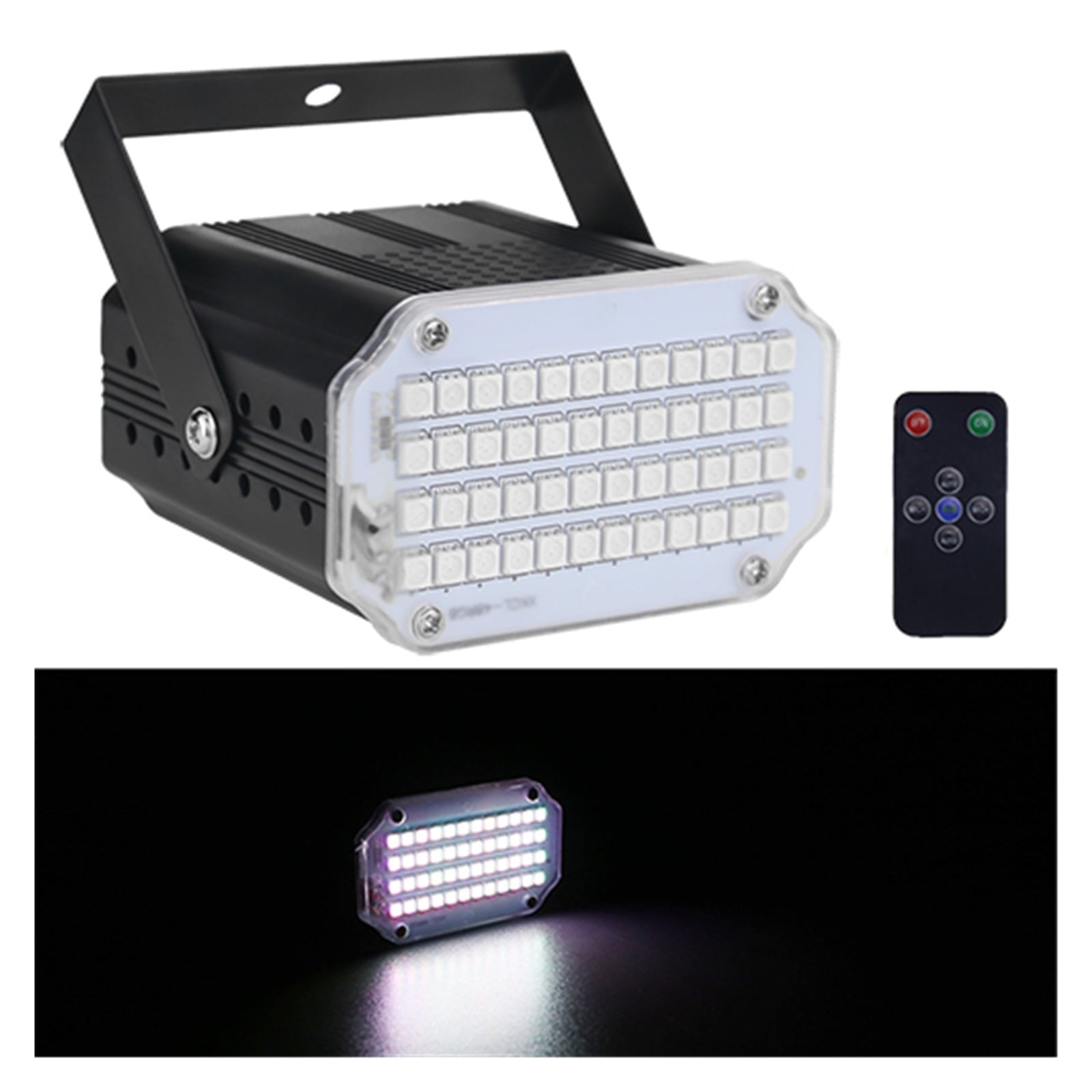 48 LED RGB UV White Strobe Lights Disco DJ Party Holiday Christmas ...