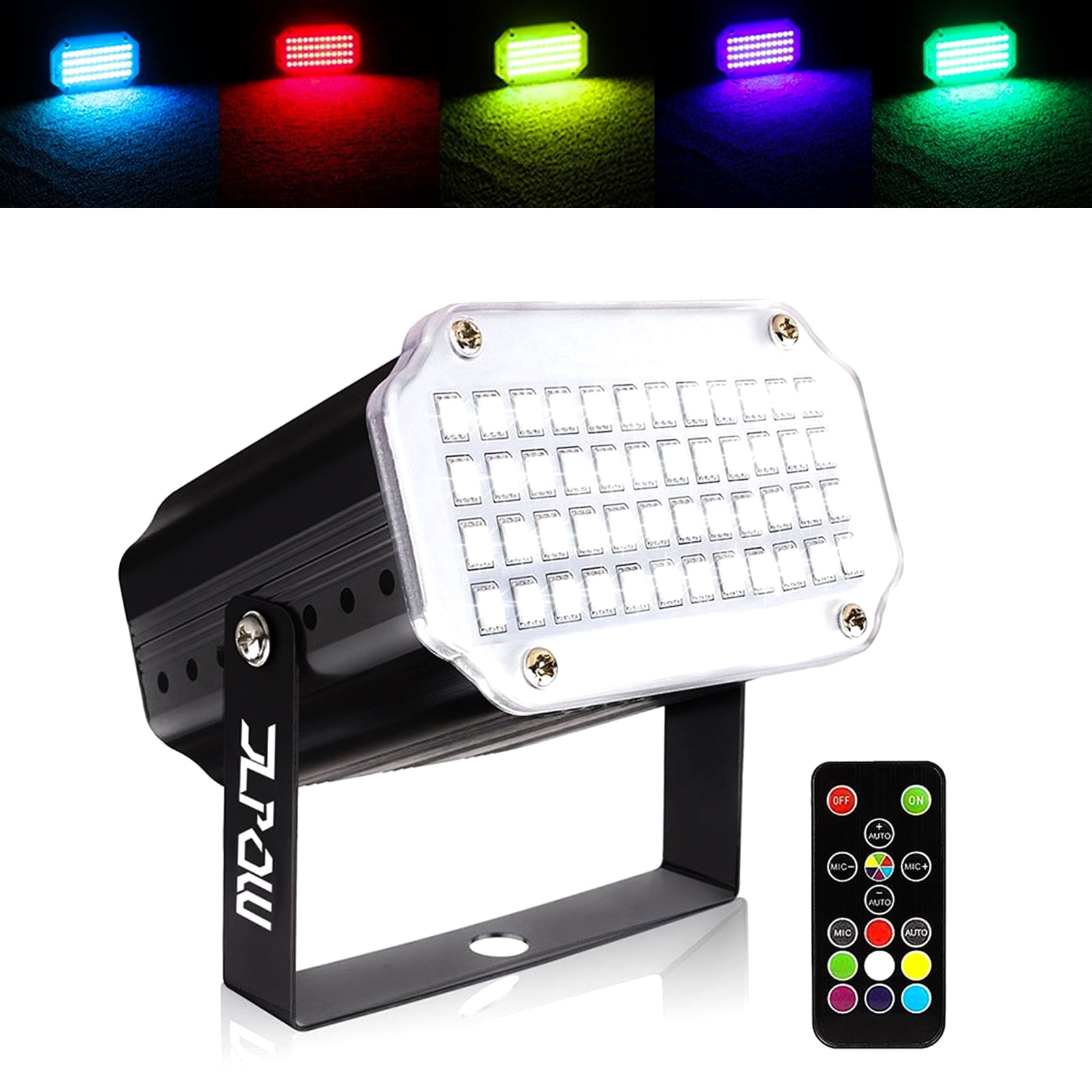 48 LED Stage Lights RGB DJ LED Par Light,Floor Sound Activated and RF ...