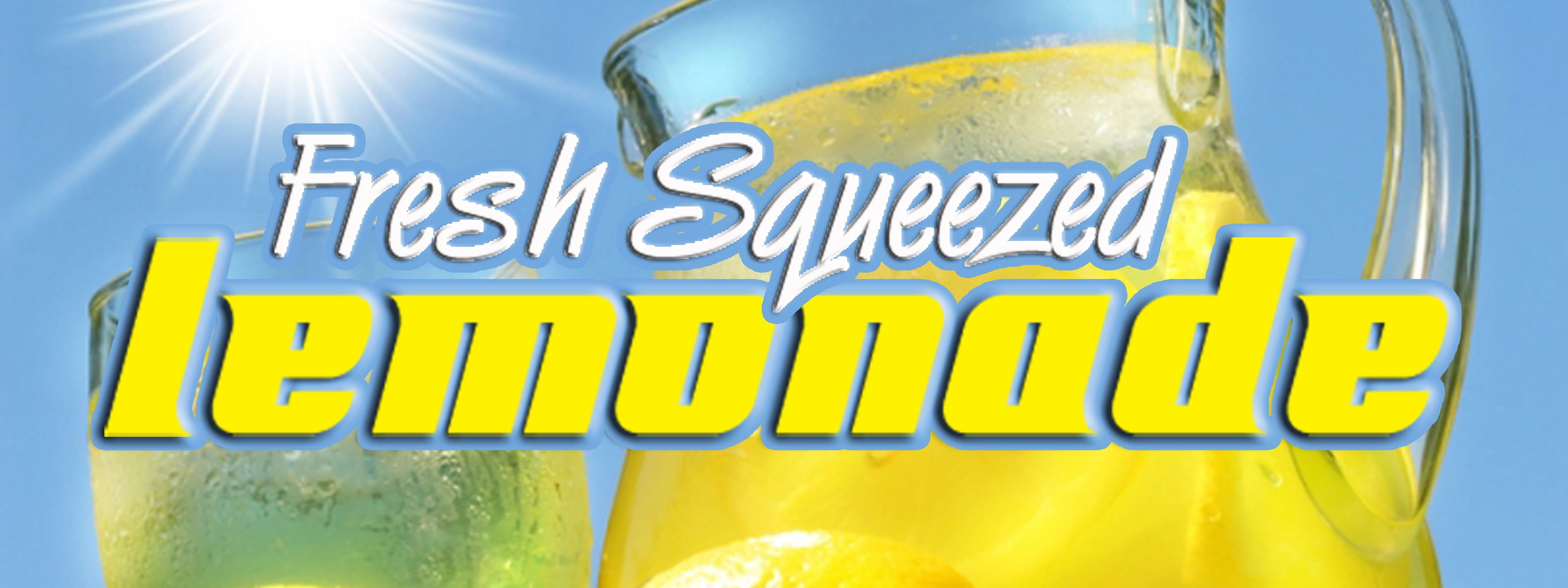 48 Lemonade Decal Sticker Stand Fresh Squeezed Lemon