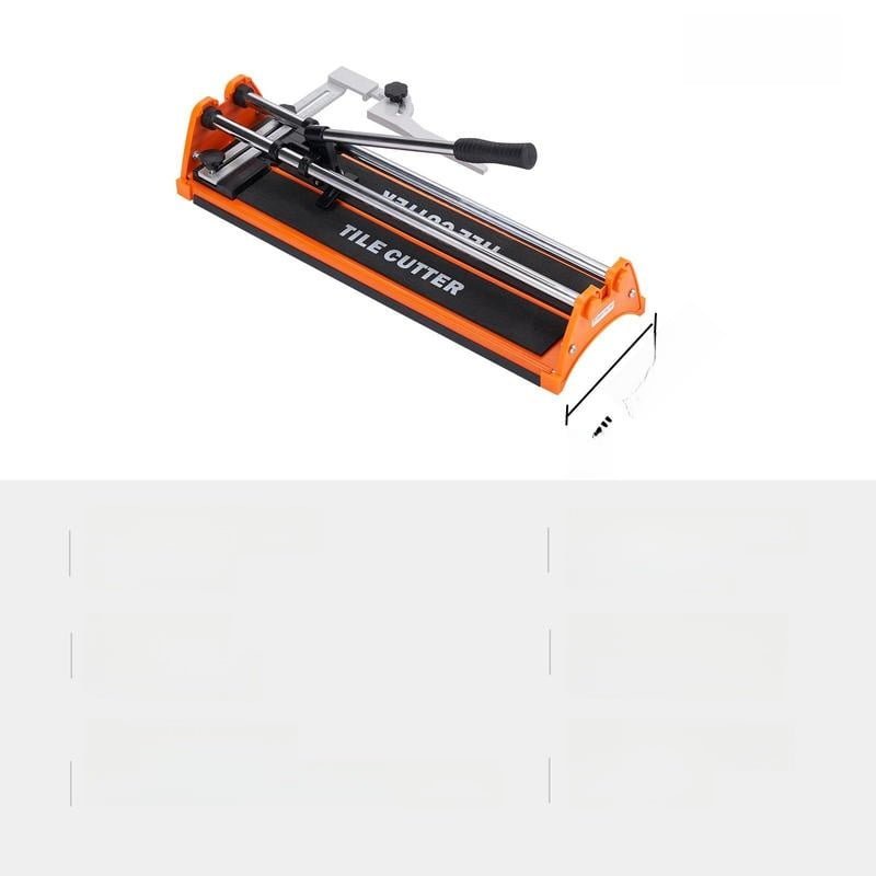 48" Manual Tile Cutter - Professional-Grade Porcelain & Ceramic Cutter ...