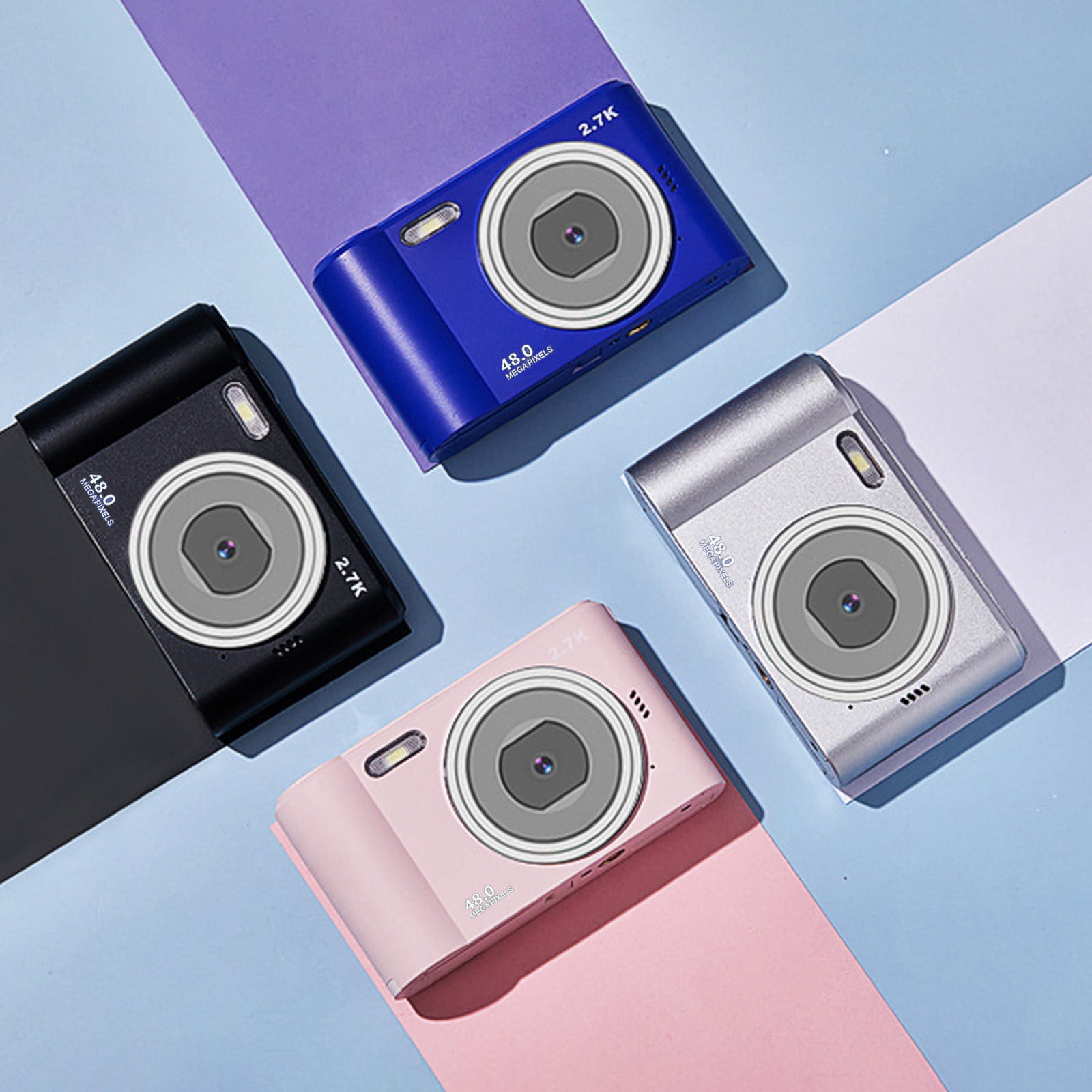 48 MegaPixel Student Digital Camera 2.4 Inch HD Child Student Portable ...