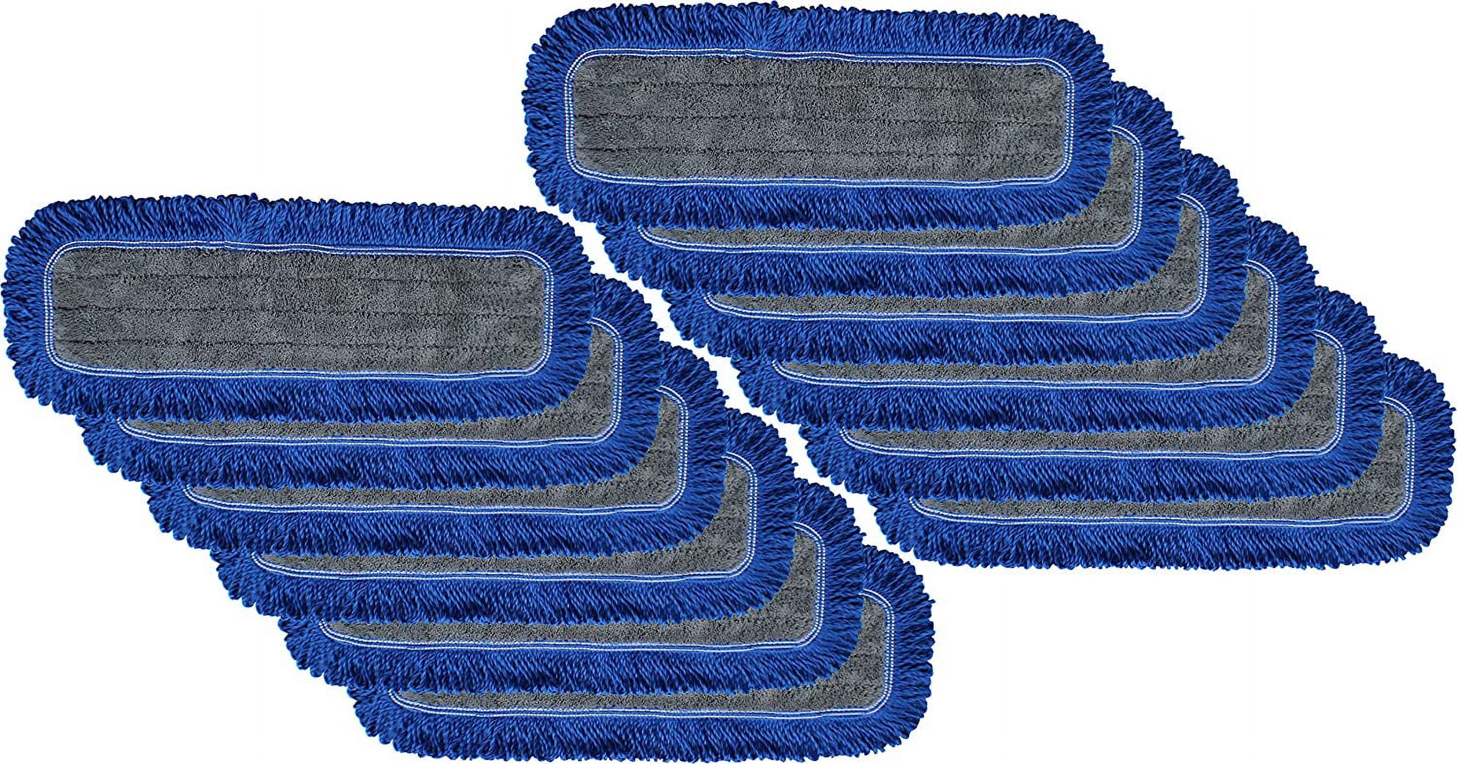 48" Microfiber Dust Mop Pads with Fringe - 12-Pack - Walmart.com