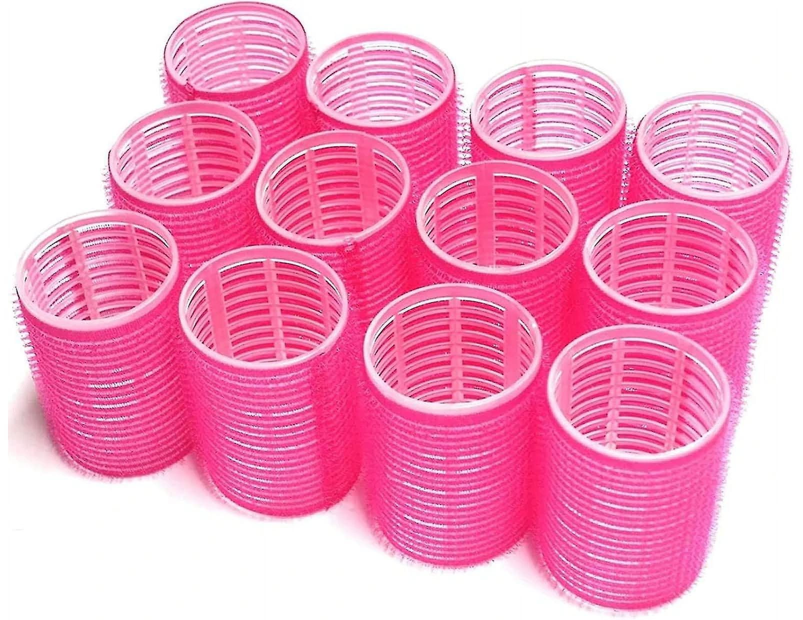 48 Mm Large Hair Rollers, Self Grip, Salon Hairdressing Curlers,send 12 ...