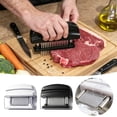 48 Needle Meat Tenderizer ABS Stainless Steel Handheld Tool for Beef ...