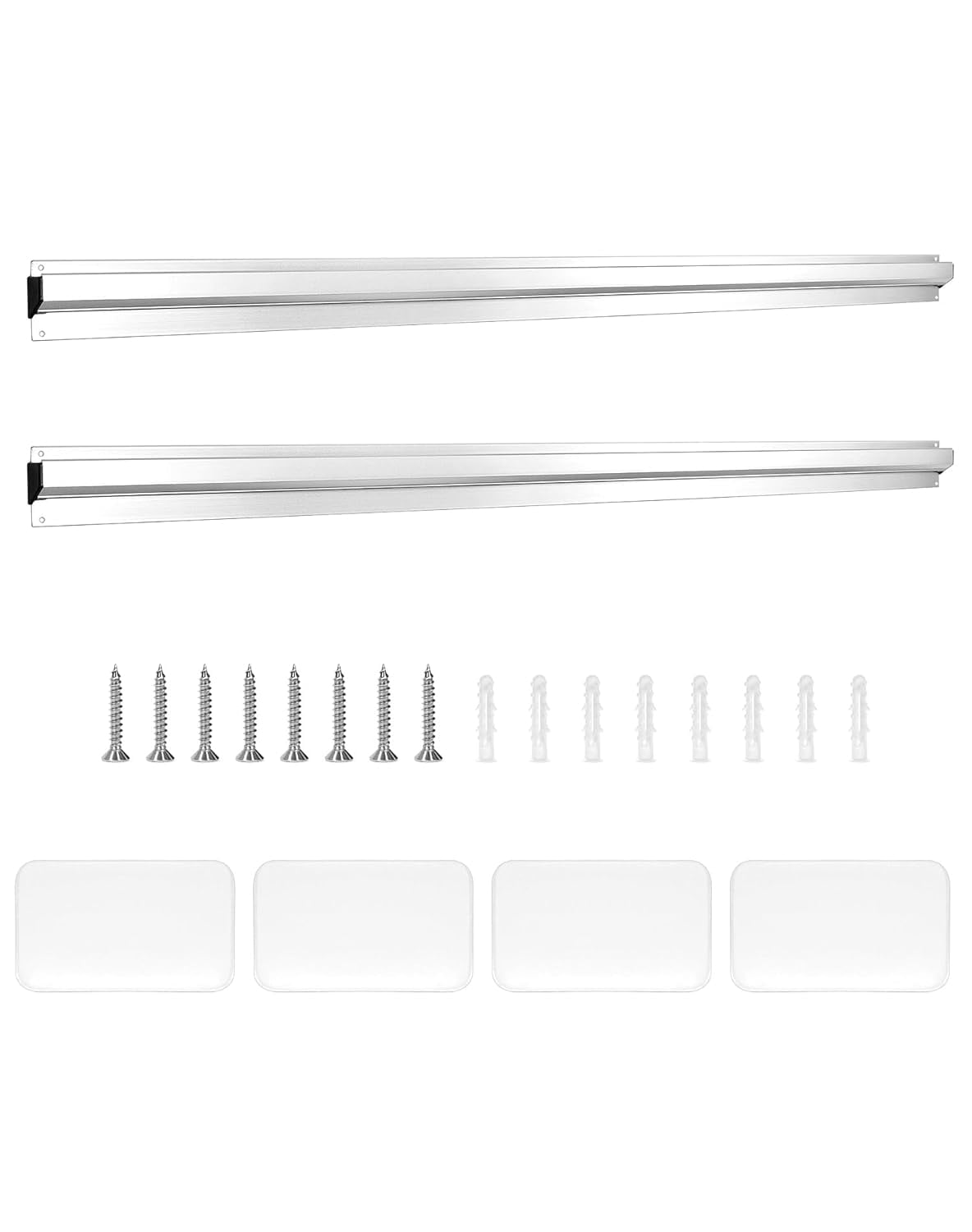 48" Order Holder Slide Check Rack Rail, 2 Pack Big Desk Receipt Holder ...