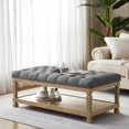 48" Ottoman Coffee Table with Storage, Rectangle Coffee Tables for ...
