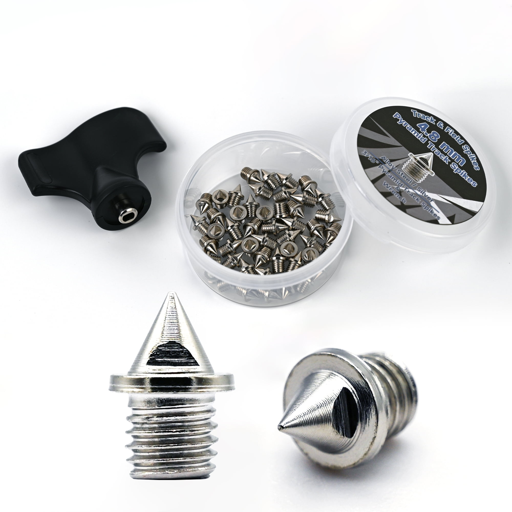 48 PCS 4.8mm 3/16 Inch Track&Field Pyramid Spikes Shoes Spike ...